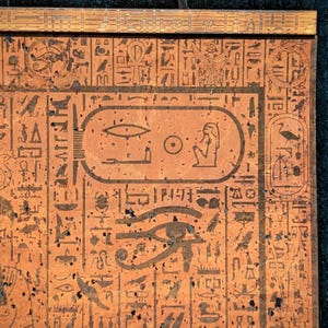 Egyptian Sun God Ra Ancient Egyptian Hieroglyphics Wall Art With Eye of ...