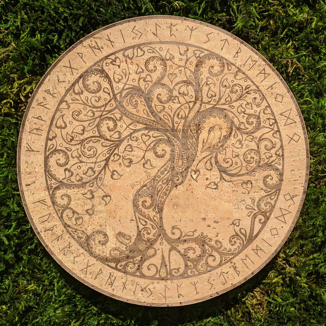 Rune Casting Board Norse Mythology 'ratatoskr' - Etsy