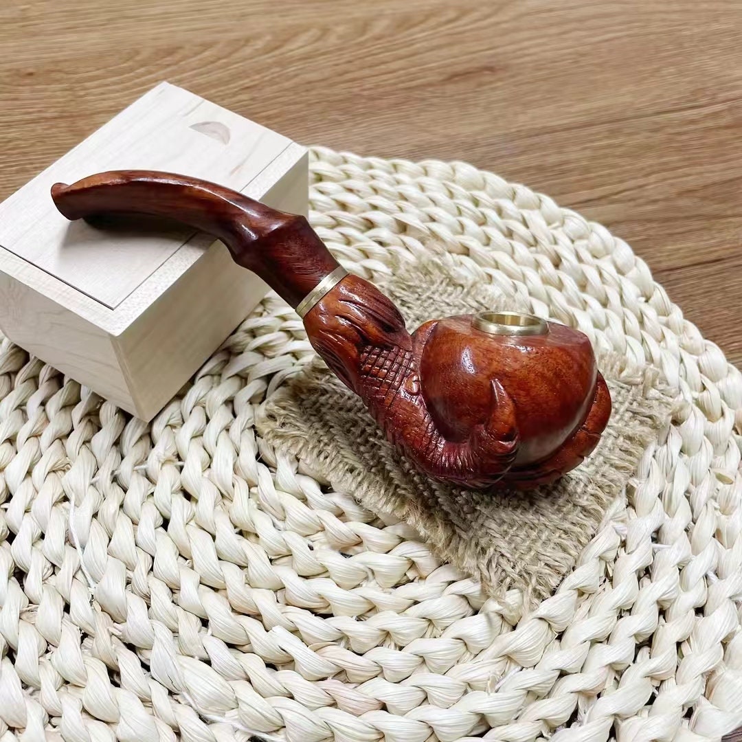 Dragon Claw Tobacco Pipe, Handmade Wood Smoking Pipe, Tobacco Bowl ...