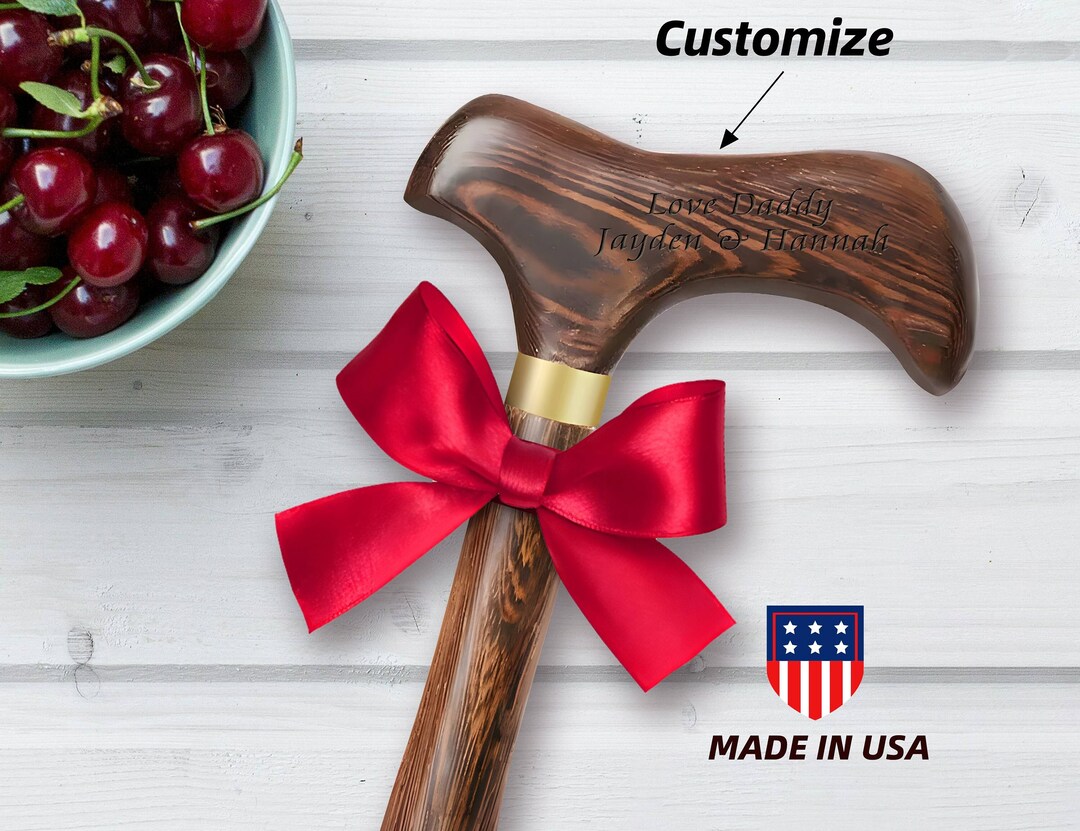 Personalized Walking Stick, Carved Walking Stick, Wood Walking Stick ...