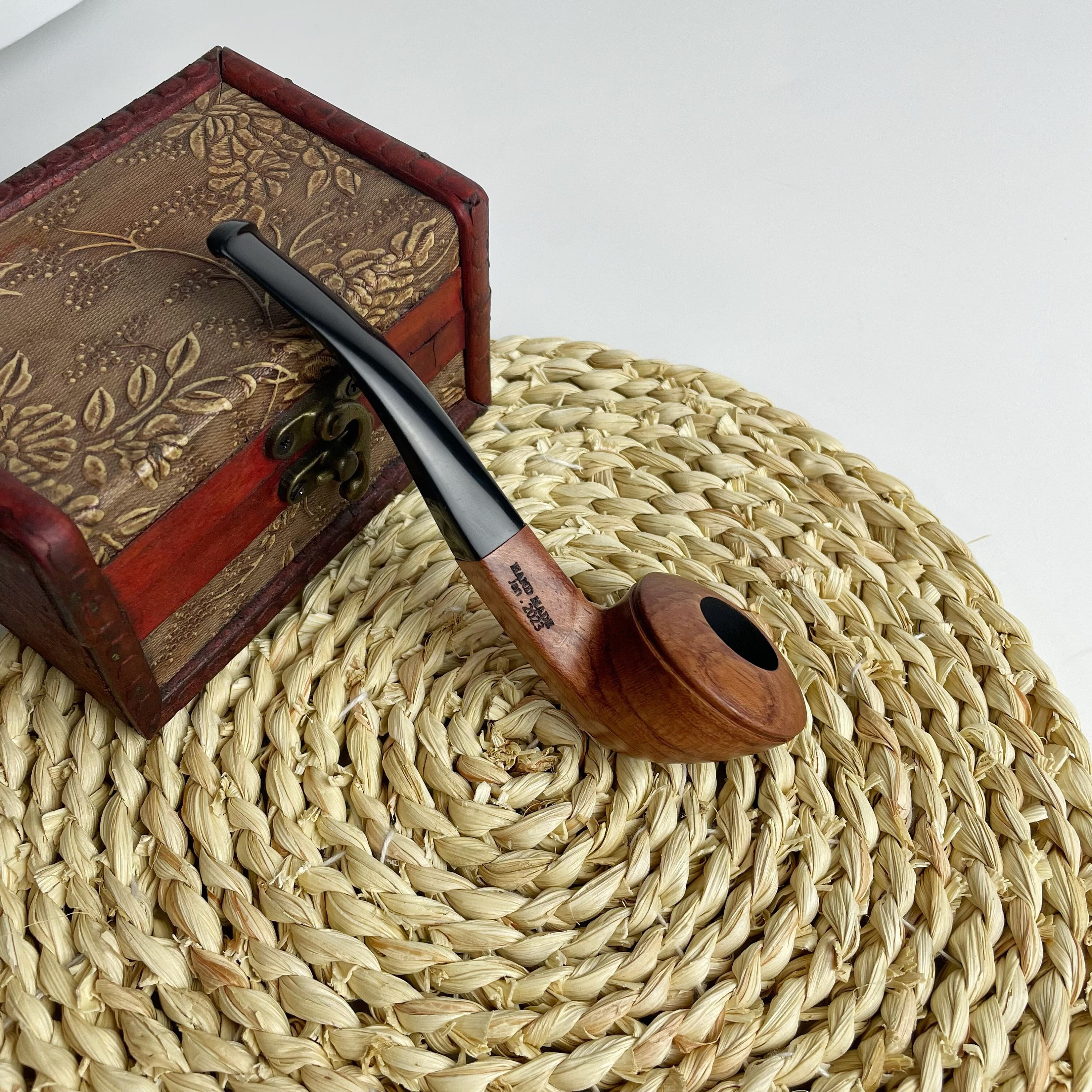 Wooden Tobacco Pipe, Handmade Wood Smoking Pipe, Tobacco Bowl, Wood ...