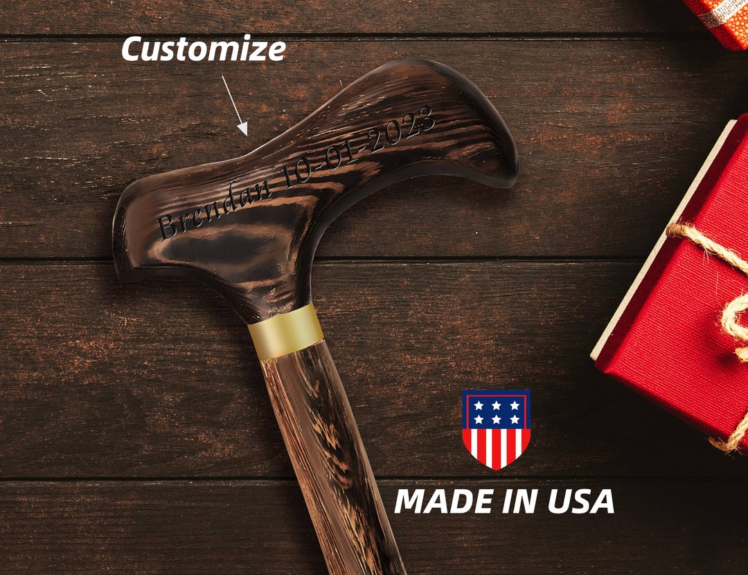 Personalized Walking Stick, Carved Walking Stick, Wood Walking Stick ...