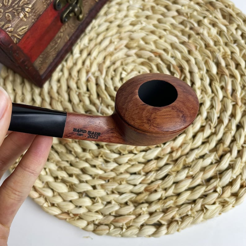 Wooden Tobacco Pipe, Handmade Wood Smoking Pipe, Tobacco Bowl, Wood ...