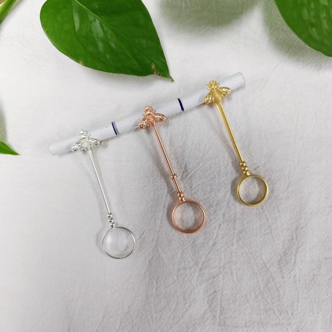 Brass Bee Cigarette Holder Ring, Cigarette Ring, Elegant Cigarette ...