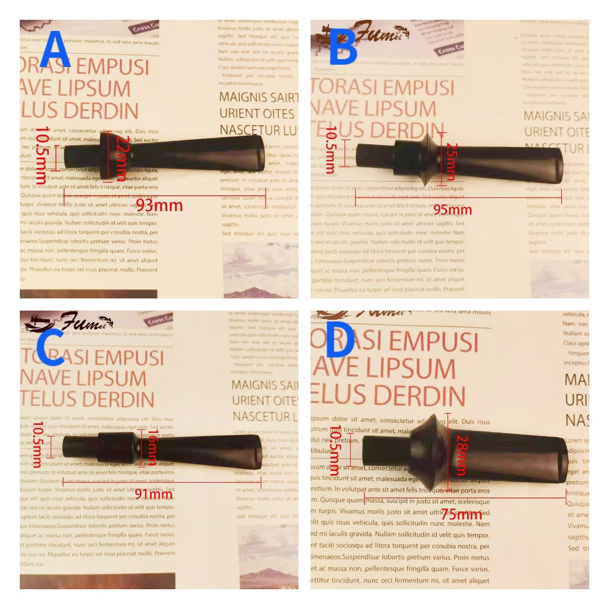 Pipe Stem, Replacement Acrylic Stem for Pipe, Acrylic Mouthpiece ...