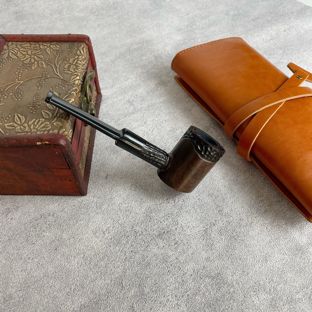 Handcarved Tobacco Pipe Handmade Wood Smoking Pipe Tobacco - Etsy Singapore