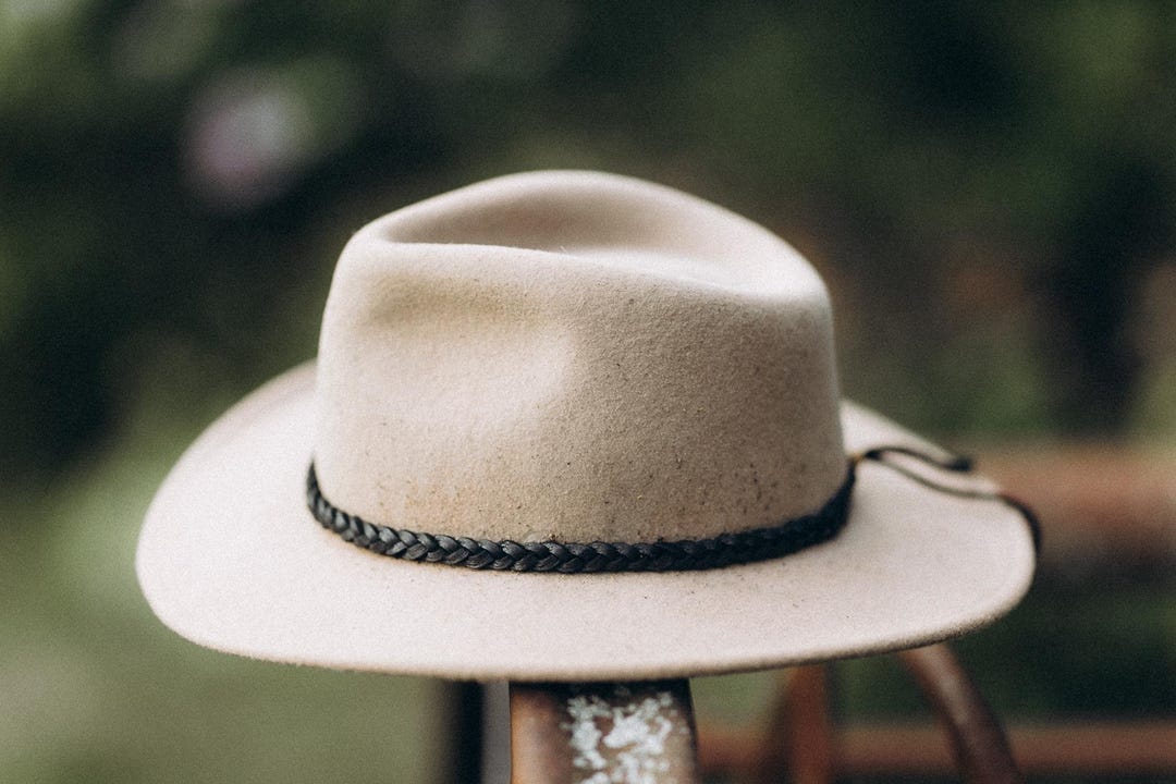 Braided Leather Hat Band Fit Cowboy Hatband (hatband Only) - Etsy
