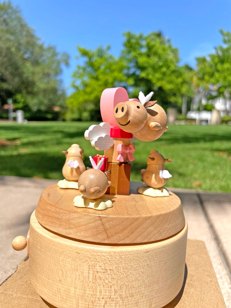 When Pigs Fly | Handmade Wooden Music Box - Etsy
