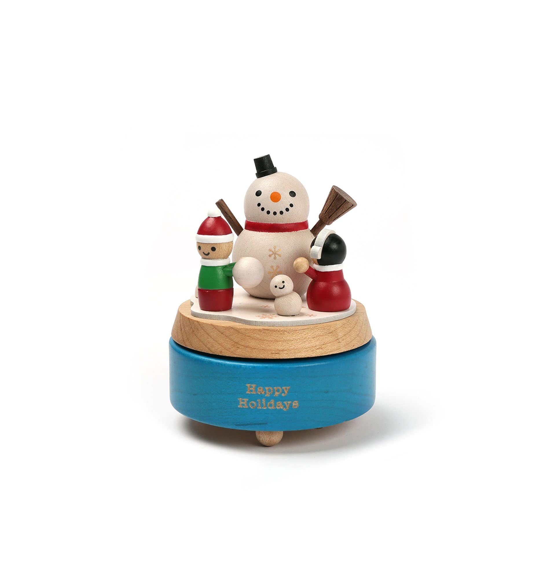 Snowman Christmas Music Box - Etsy