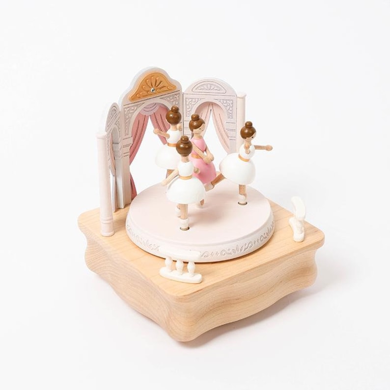 Ballerina Recital | Wooden Music Box - Etsy
