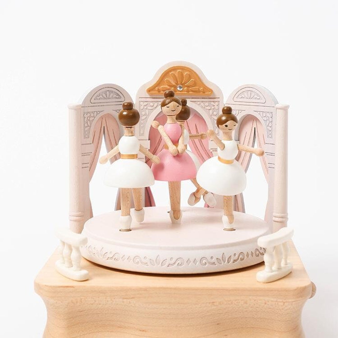 Ballerina Recital | Wooden Music Box - Etsy