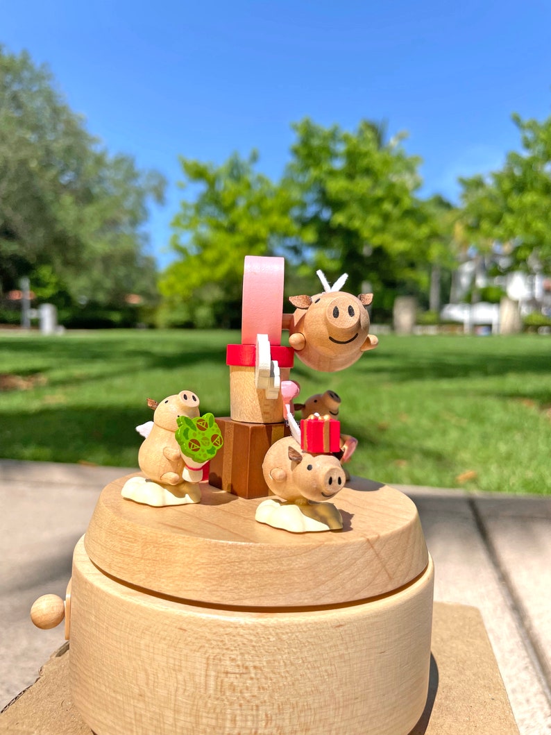 When Pigs Fly | Handmade Wooden Music Box - Etsy