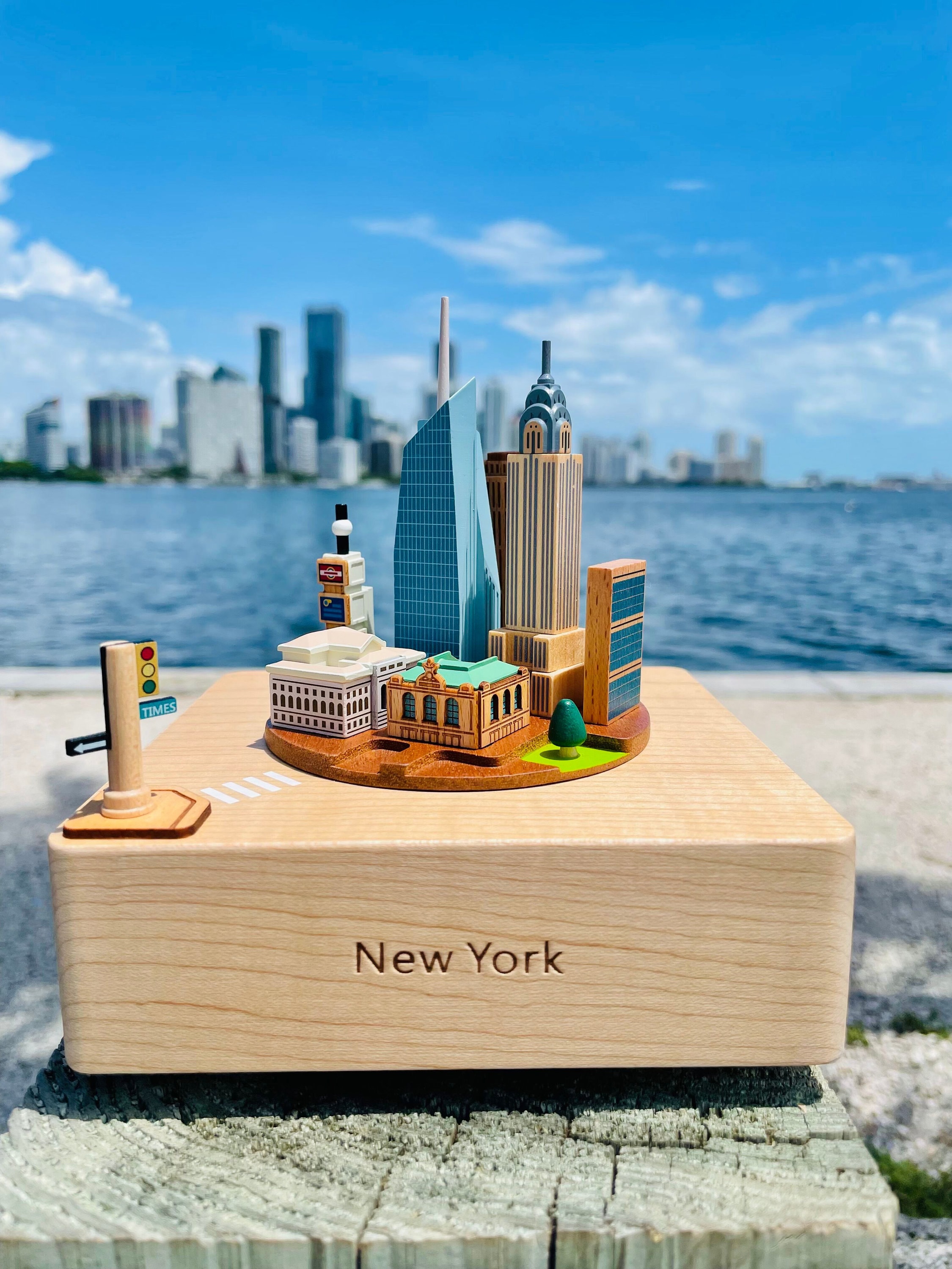Midtown Manhattan | Wooden Music Box - Etsy