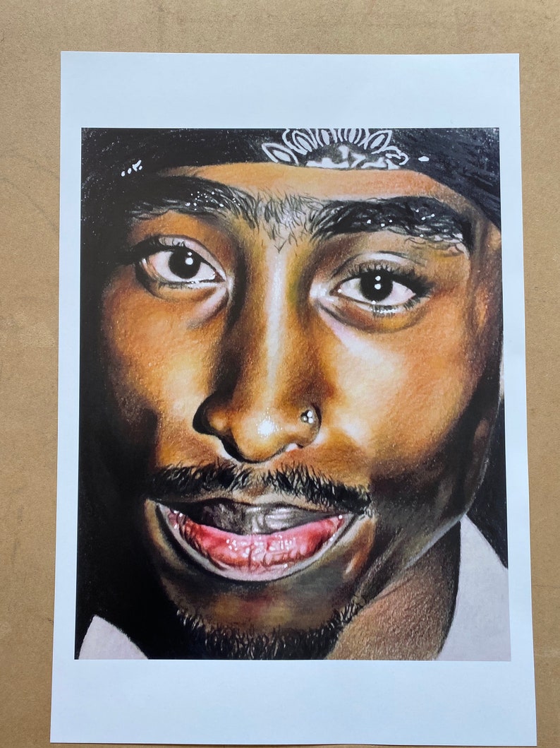 Tupac Print - Etsy