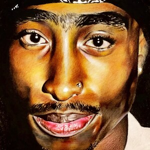 Tupac Print - Etsy