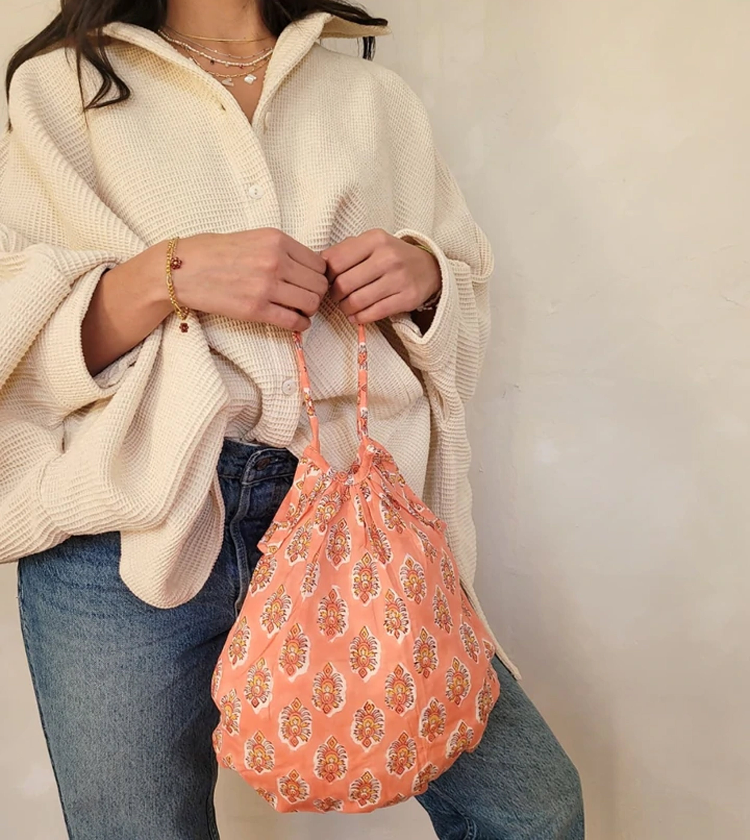 Cotton Tote Bags 25 Pcs Block Print Bags Shopping Bag - Etsy