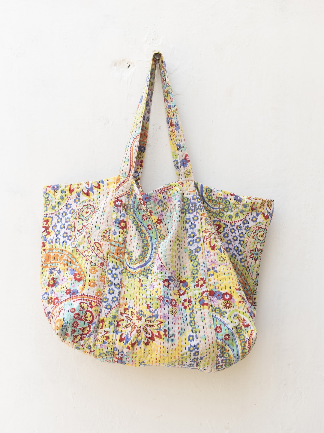 Bags, New Kantha Bag, Tote Bag, Handmade Bag, Fashion Bag, Women Bag ...