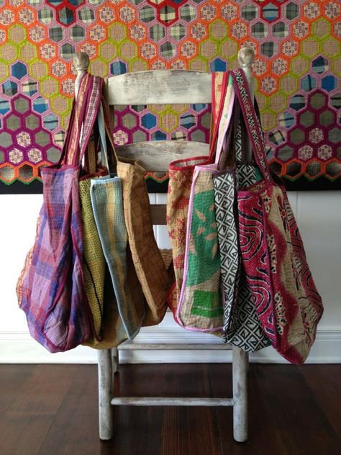 Bags Kantha Bag Bag Vintage 5 Pcs Fashion Bag Vintage - Etsy