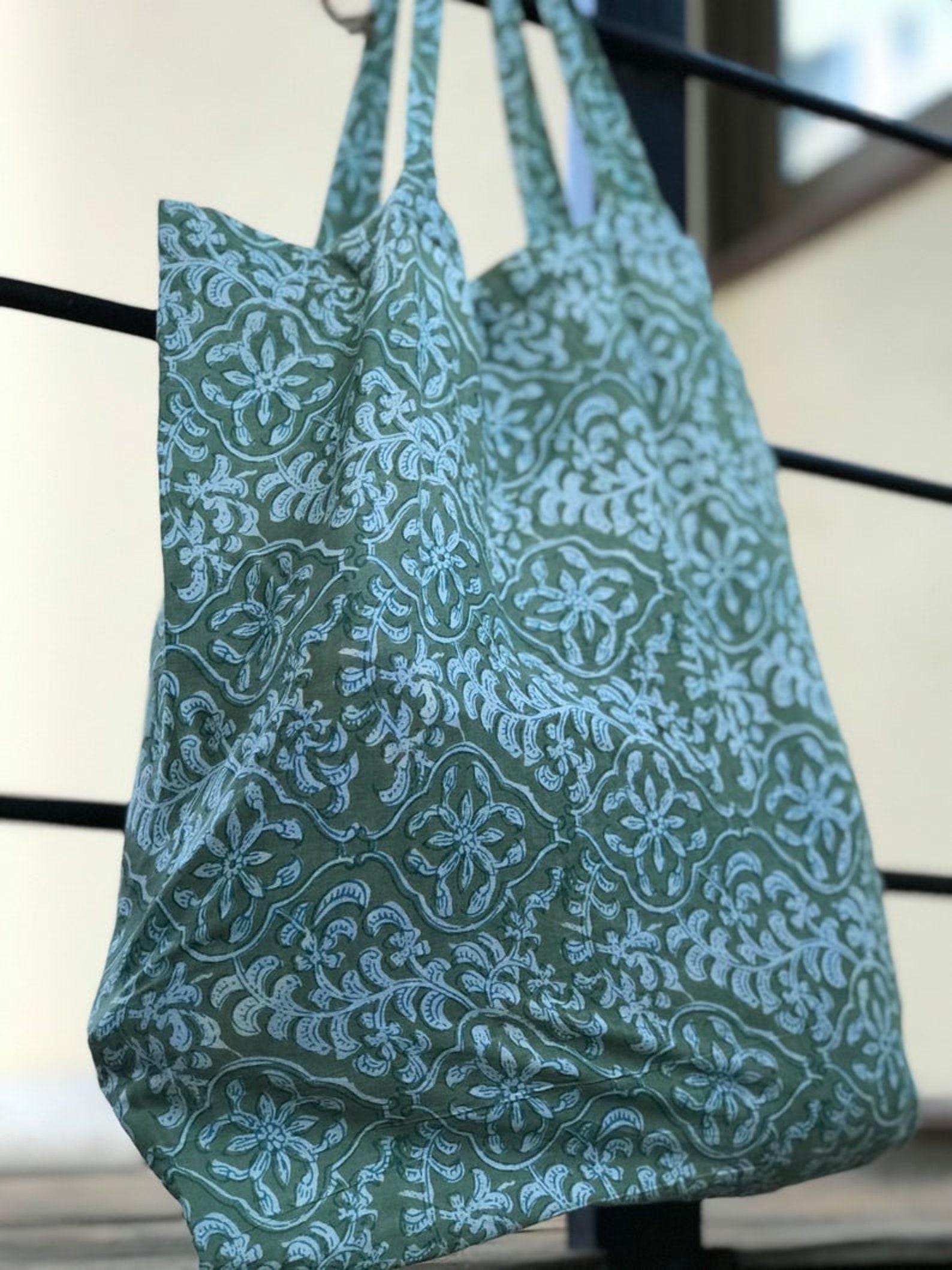 Cotton Tote Bags, 25 Pcs, Block Print Bags, Shopping Bag, Market Bags ...