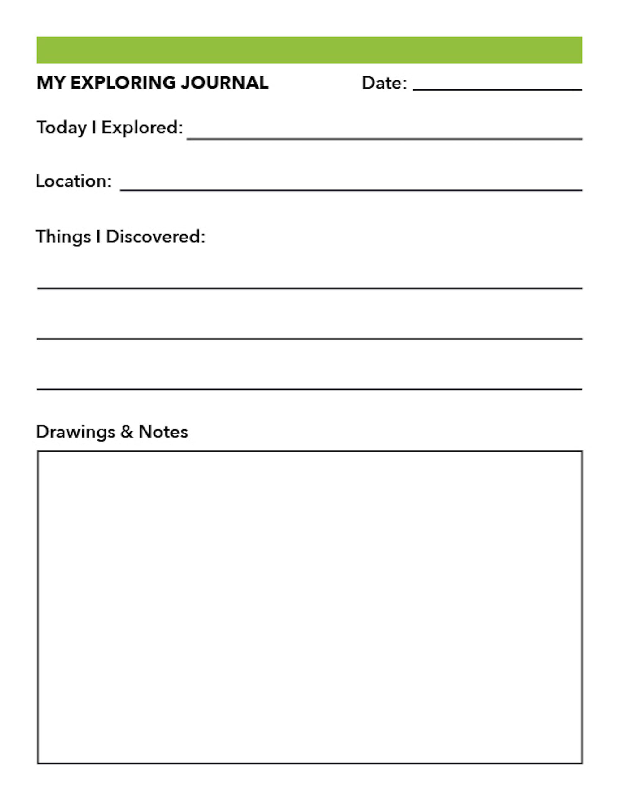 Draw and Write Journal Pages for Kids: Adventure Planner, Exploring ...