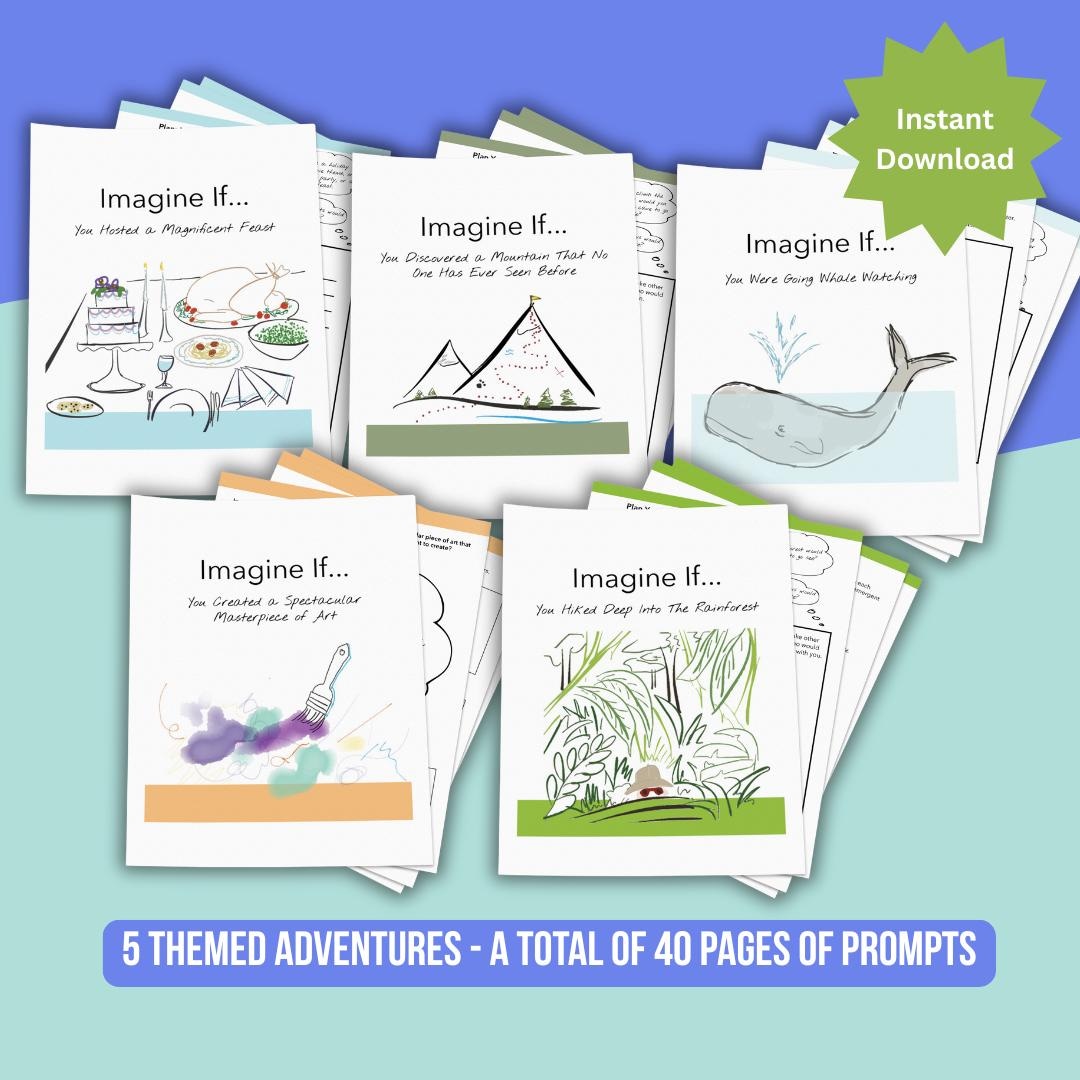 Drawing Prompts for Kids: Imagination & Innovative Themed Drawing ...