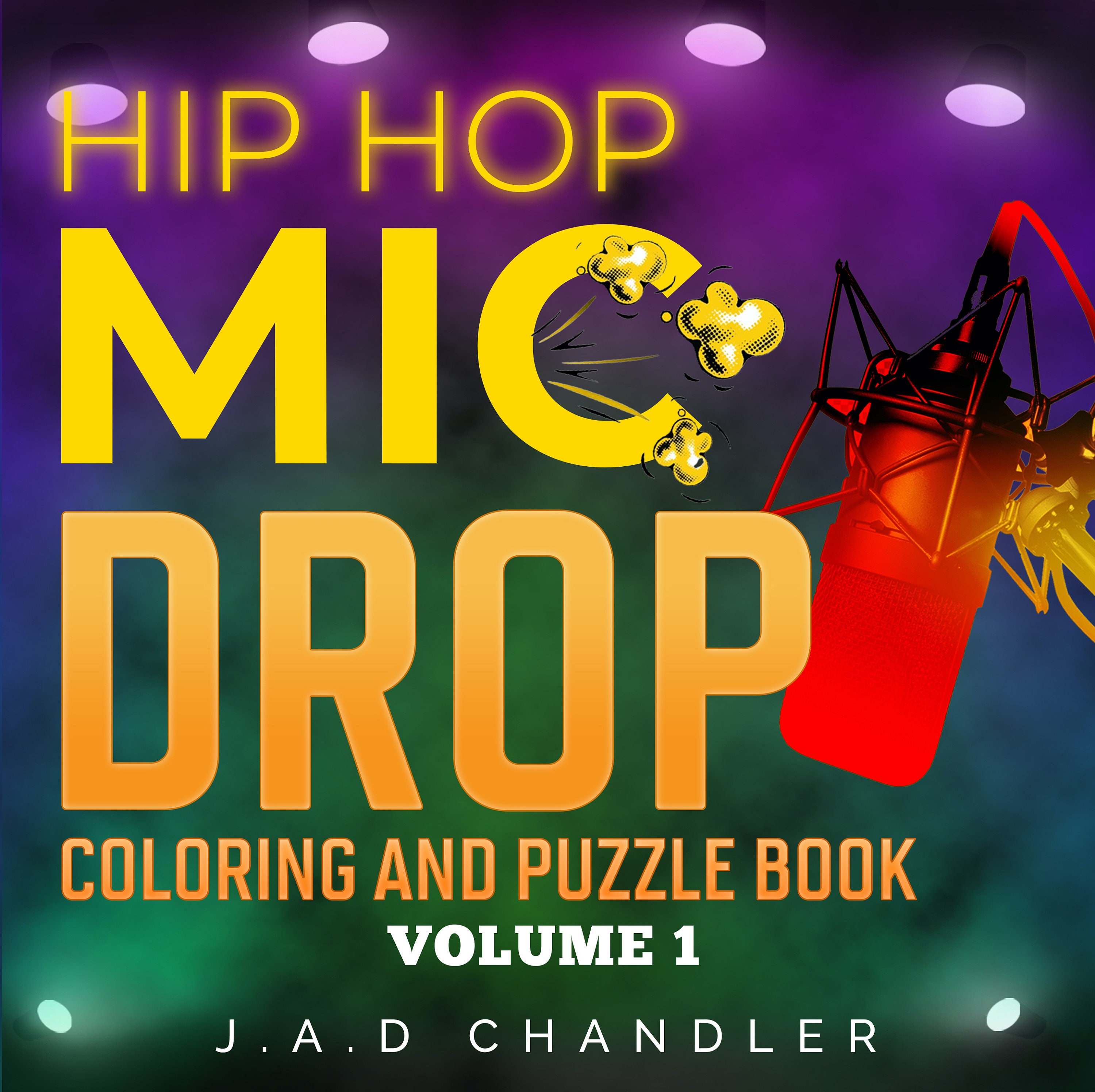 Hip Hop Mic Drop Volume 1 Coloring and Puzzle Book - Etsy