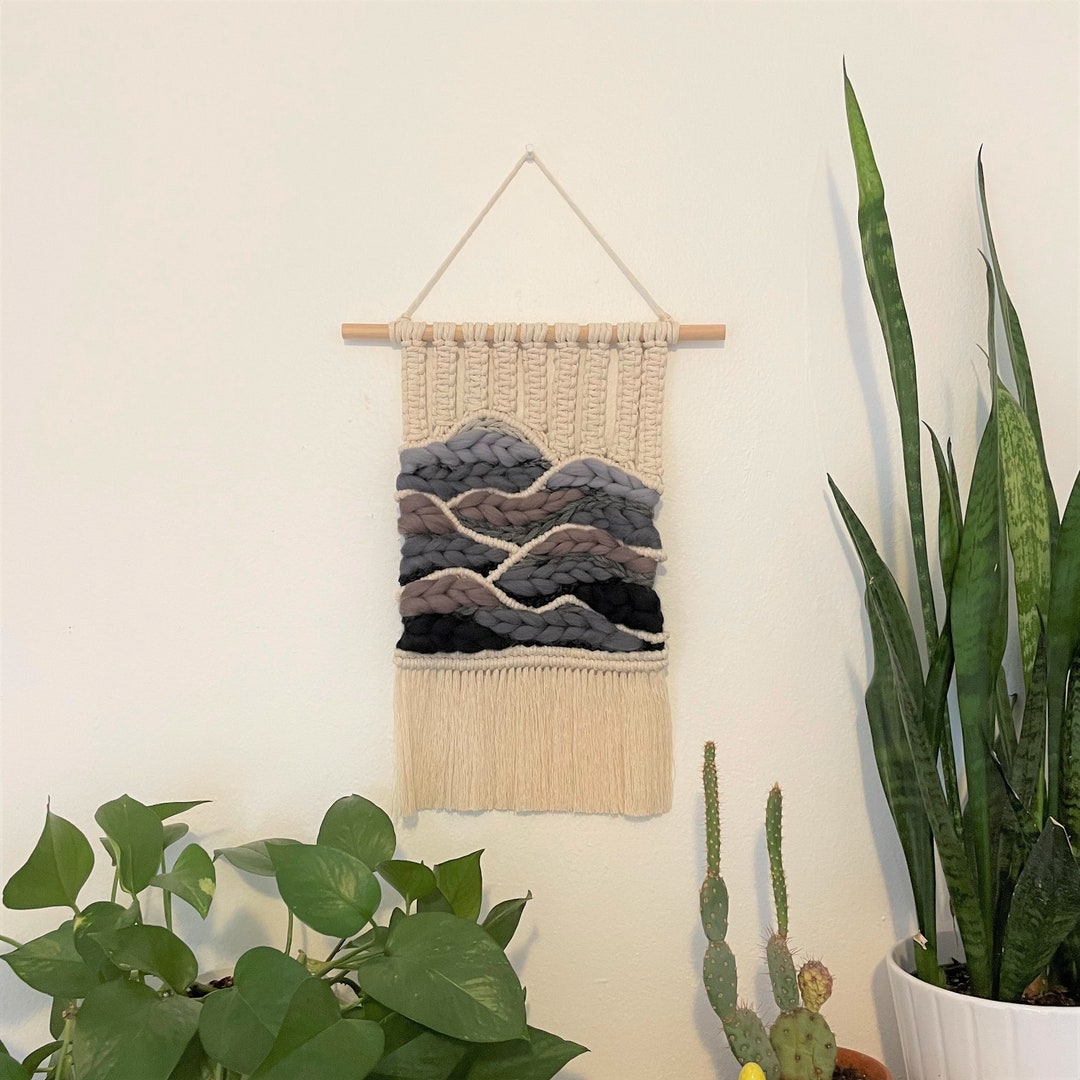 Mini Misty Mountains Macraweave Wall Hanging - Etsy