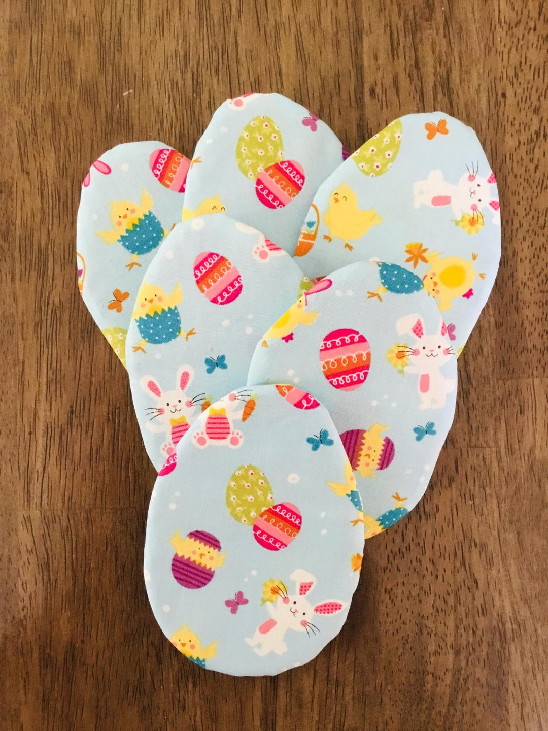 Fabric Easter Eggs: Reusable Fillable Pocket Eggs, Set of 6 - Etsy