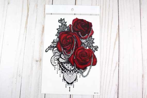 Lace Rose Tattoos