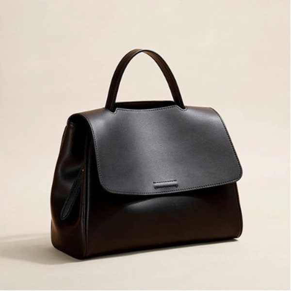 Leather Flap Bag - Etsy