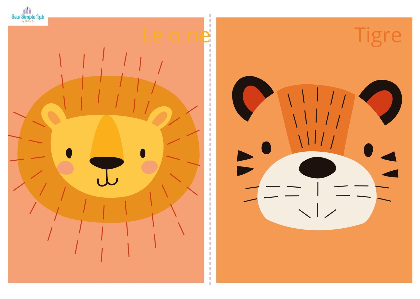 Sewing Cards, Kids Sewing Pattern, Printable Sewing, Easy Sewing Craft ...