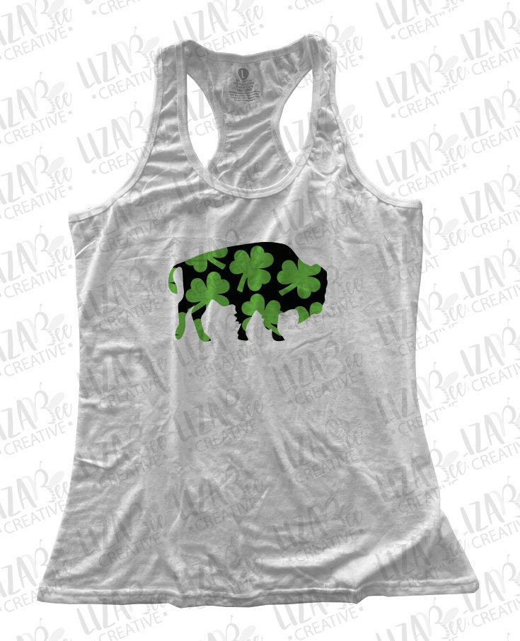 Shamrock Buffalo Svg Eps Png Buffalo Svg Shamrock Svg St. - Etsy