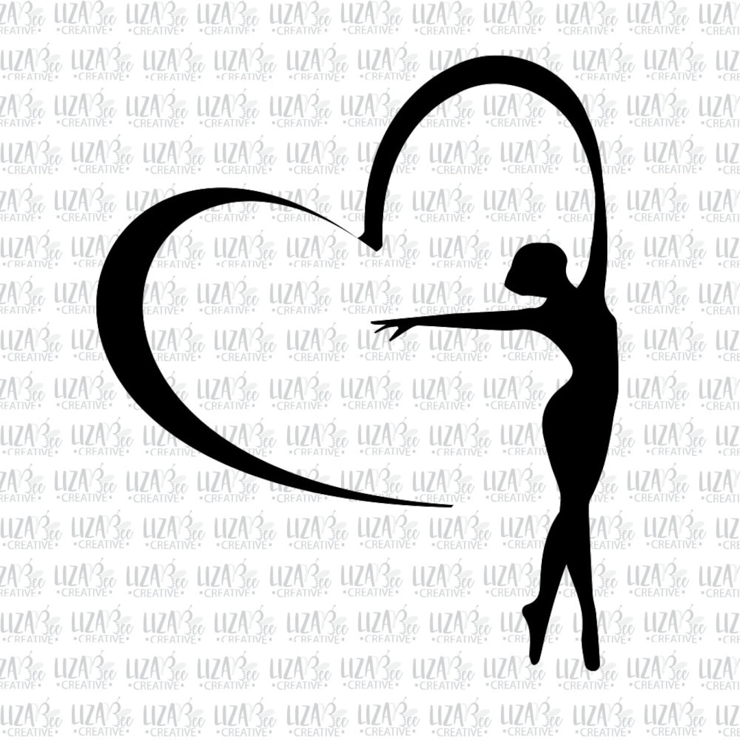 Dancer Svg, Dxf, Eps and Png, I Love to Dance Svg, Dancing Svg, Balet ...
