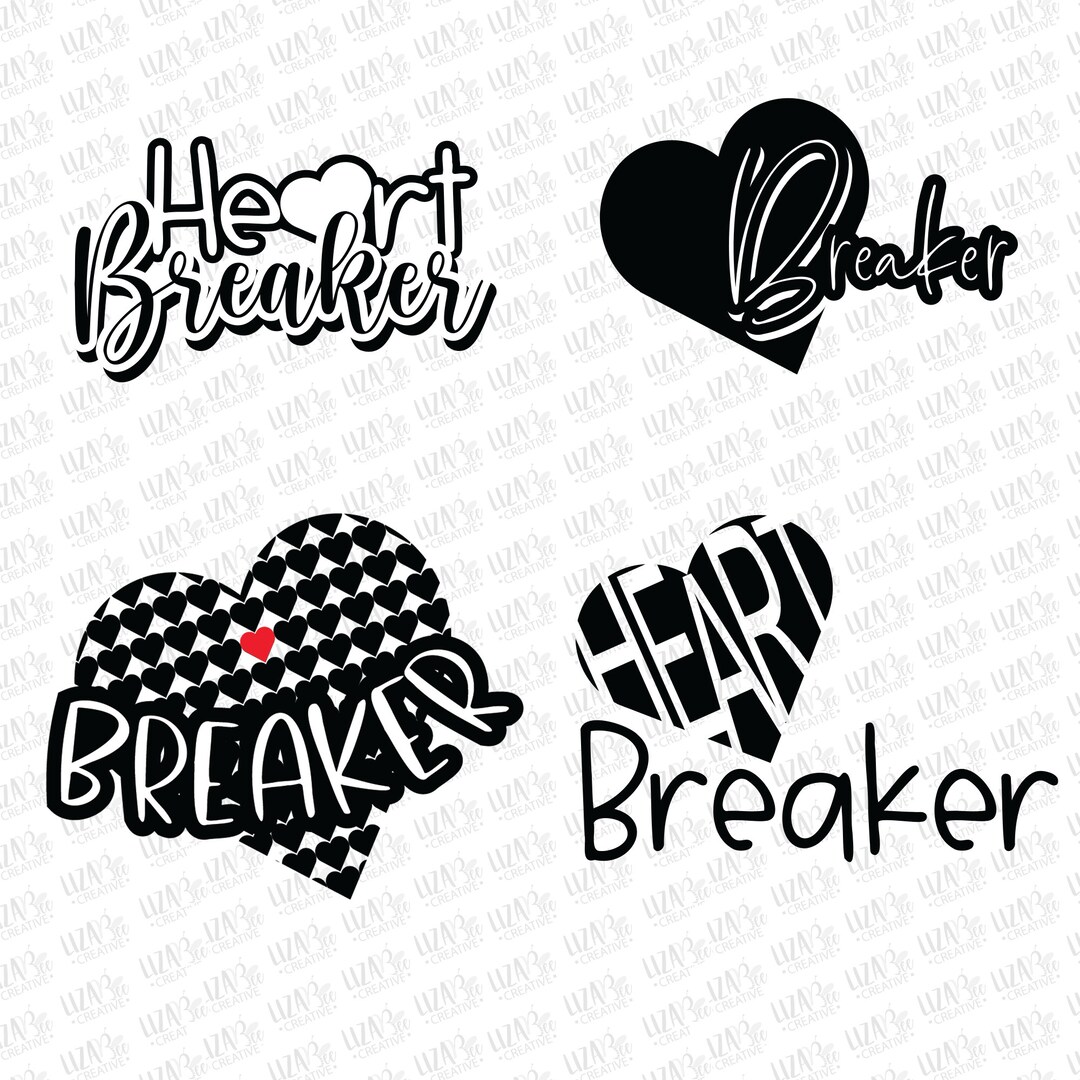 Heart Breaker Svg, Eps, Png, Valentine's Day Svg, Valentine Mug Svg ...