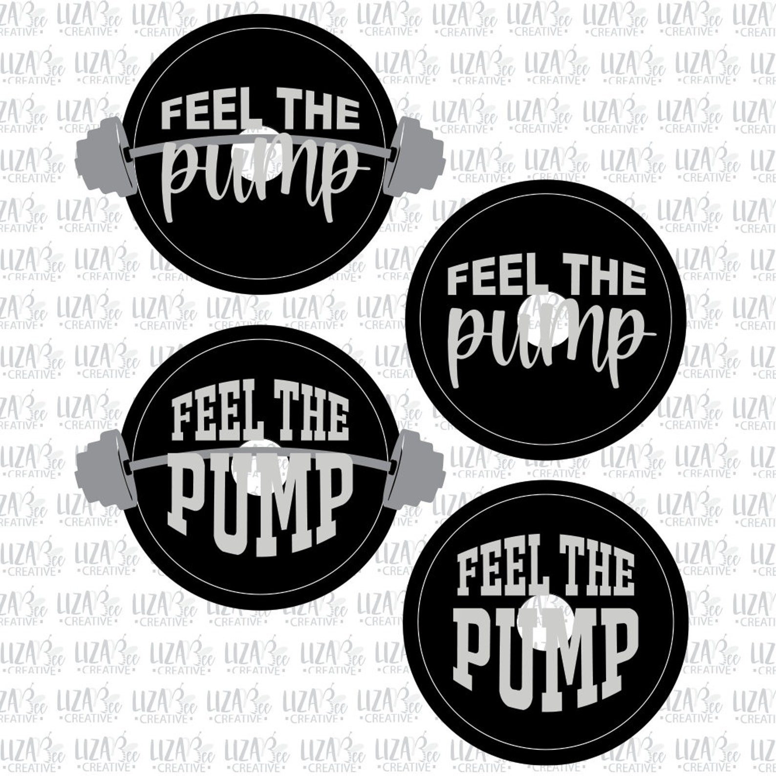 Feel the Pump Svg Eps Png Workout Svg Fitness T-shirt Svg - Etsy