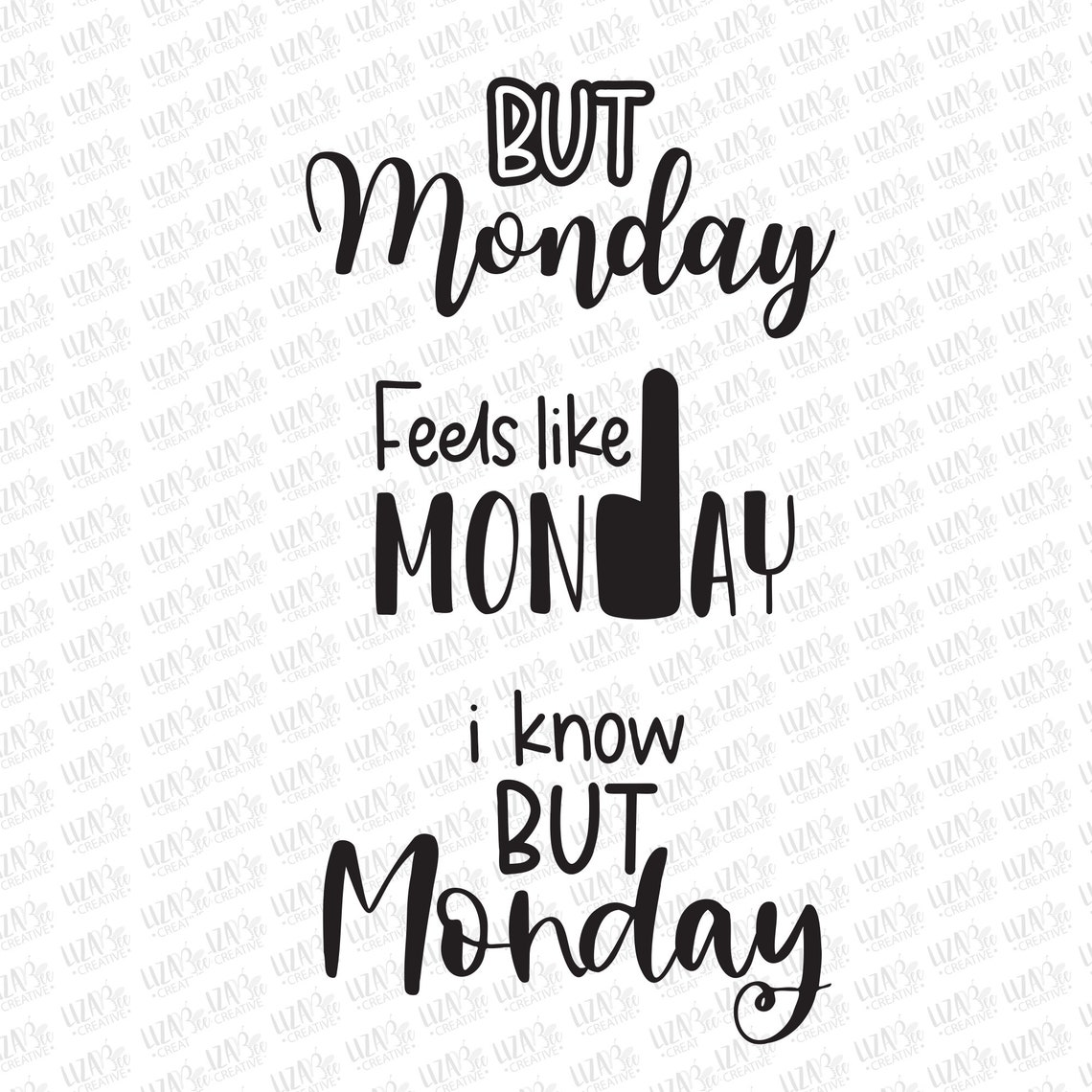 Monday Bundle Svg Eps Png Monday Svg but Monday Svg Funny - Etsy