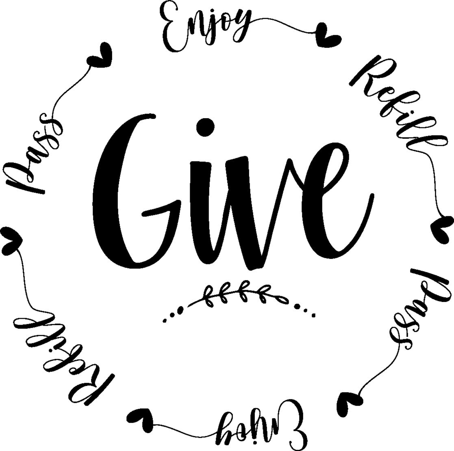 Giving Plate Bundle SVG Dxf Eps Png Giving Svg Holiday - Etsy