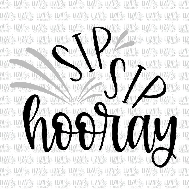 Sip Sip Hooray - Etsy