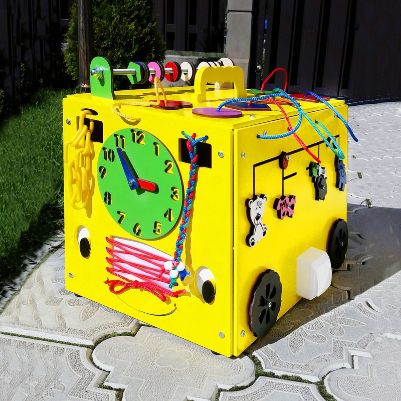 Montessori Big Busy Board - Etsy