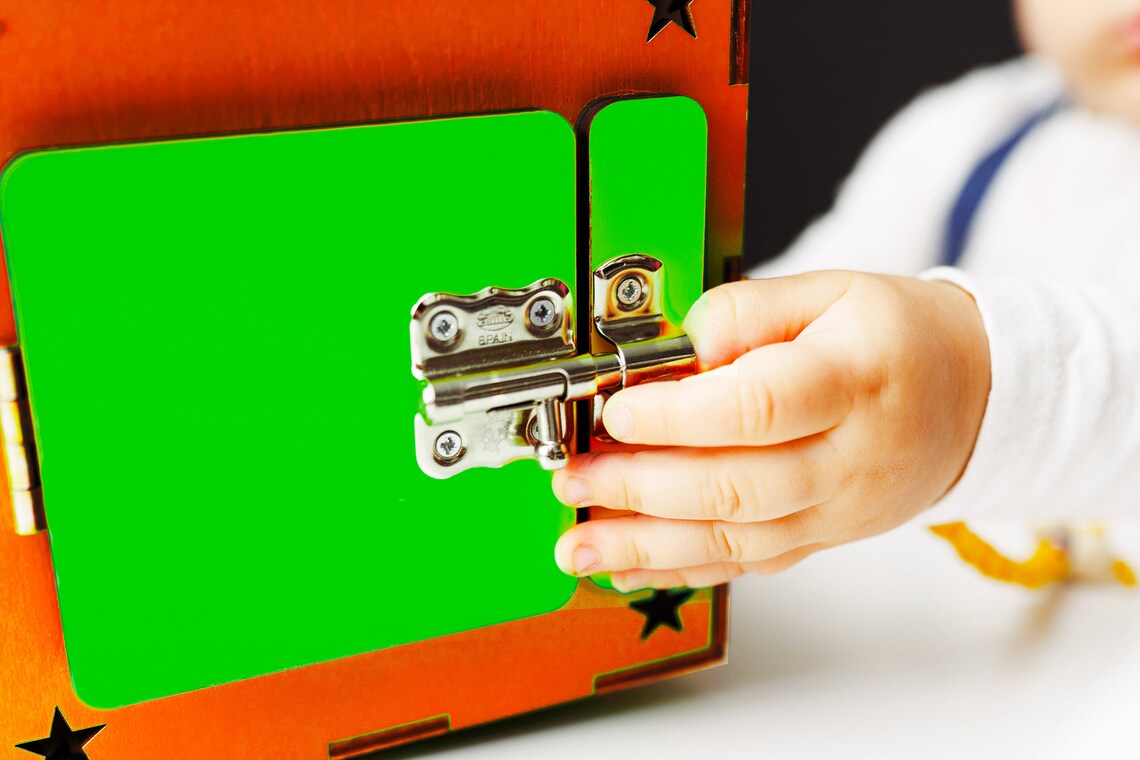 Busy Box, Busy Board, Activity Toy, Sensory Cube for Toddlers - Etsy