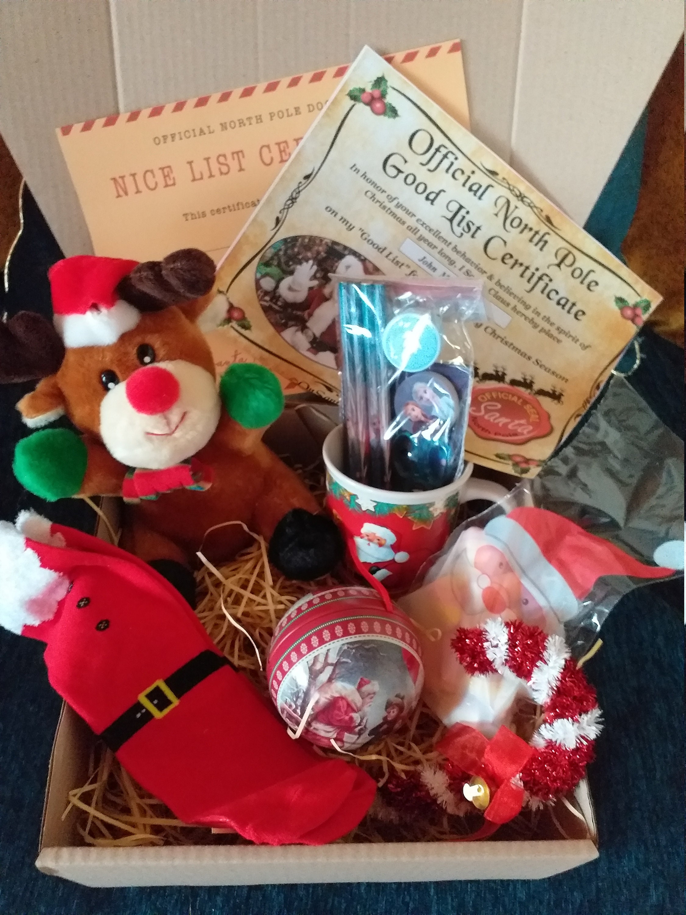 Santa Box , Letter From Santa, Christmas Gift for Kids - Etsy