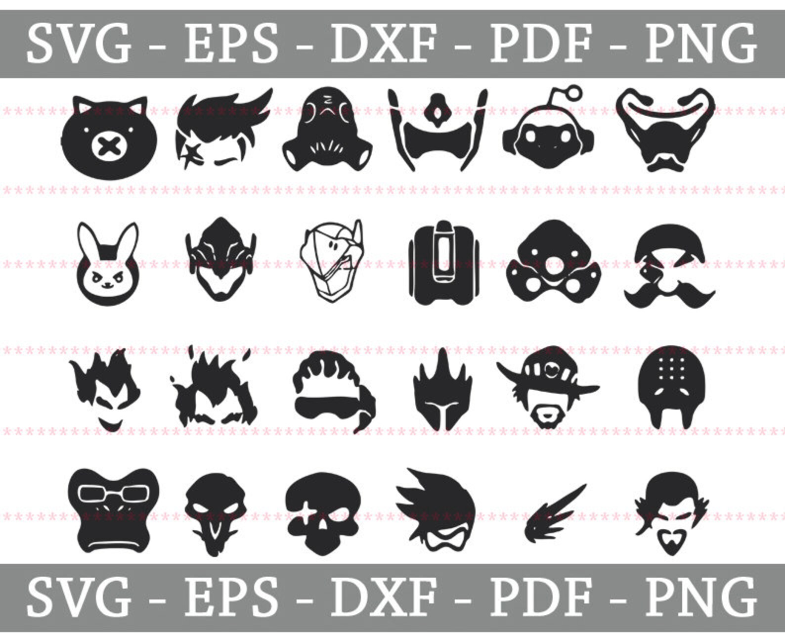 Overwatch Svg Bundle Overwatch Clipart Overwatch Game | Etsy