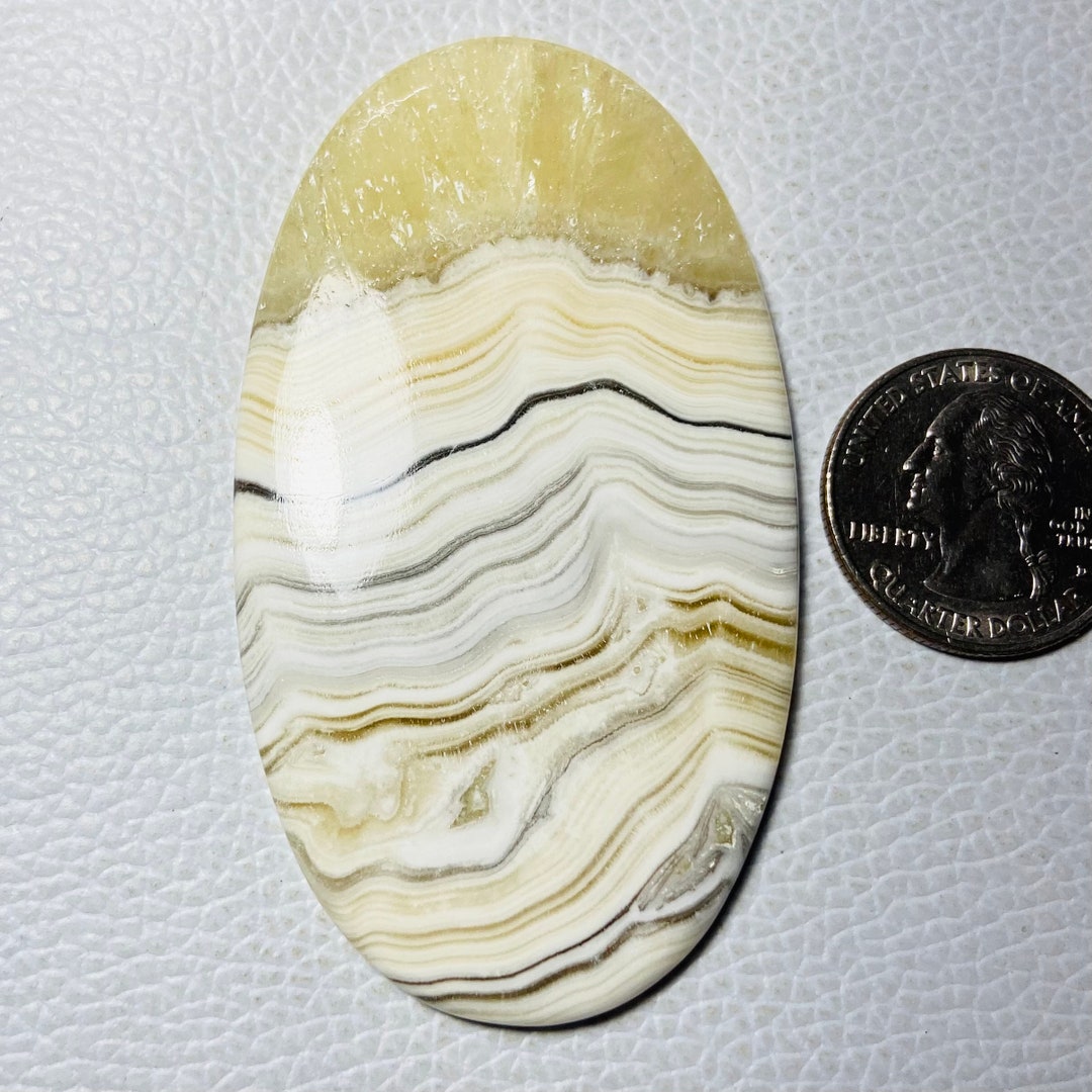 AAA Top Quality Natural Mexican Zebra Calcite Gemstone, Fancy Shape ...