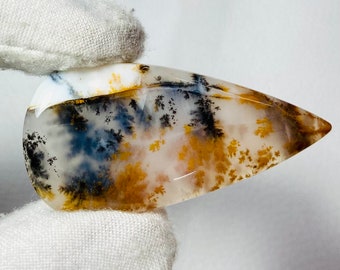 Natural Dendritic Moss Agate Cabochons Top Quality Dendritic - Etsy