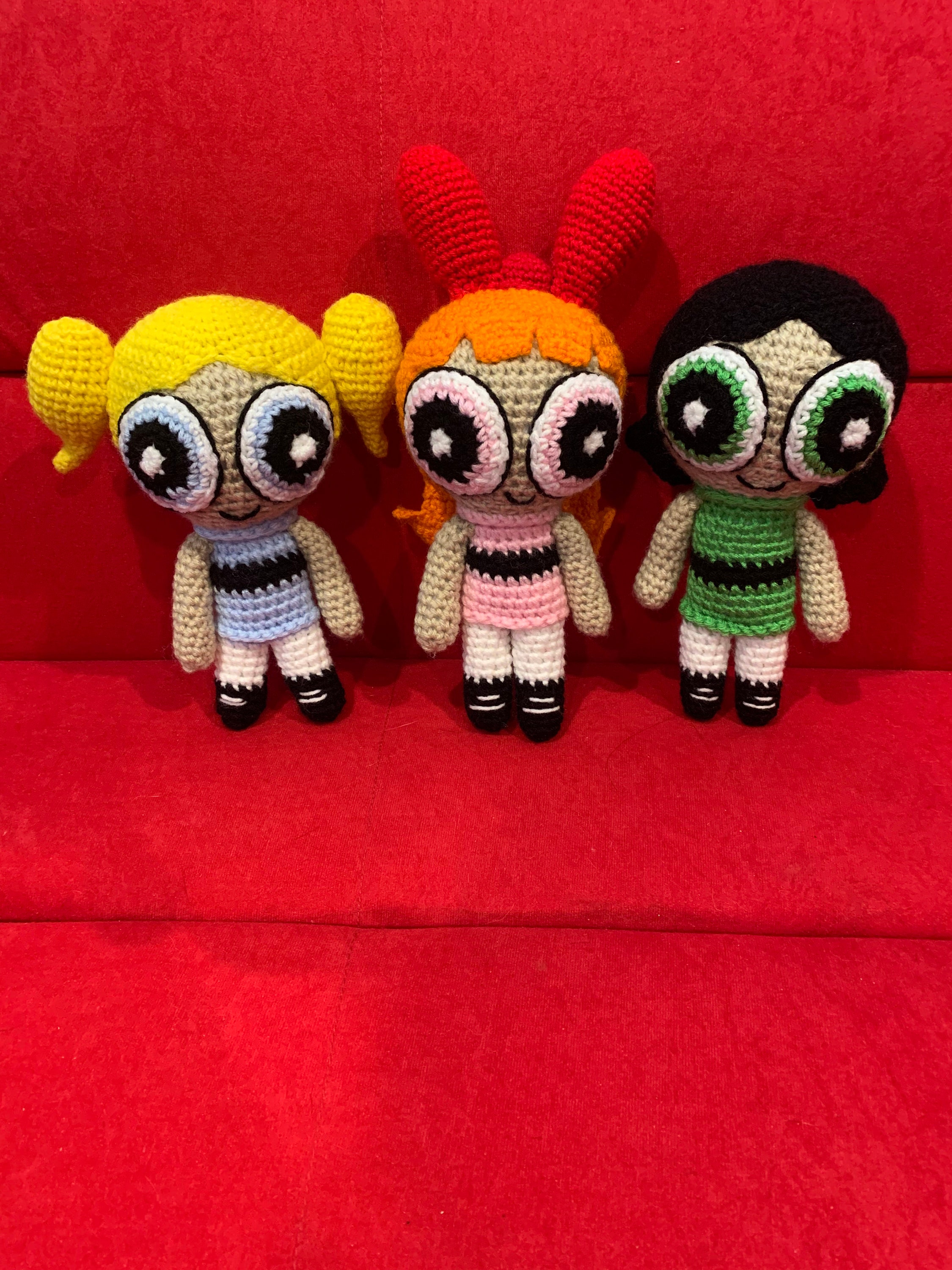 Powerpuff Girls Crochet Dolls - Etsy