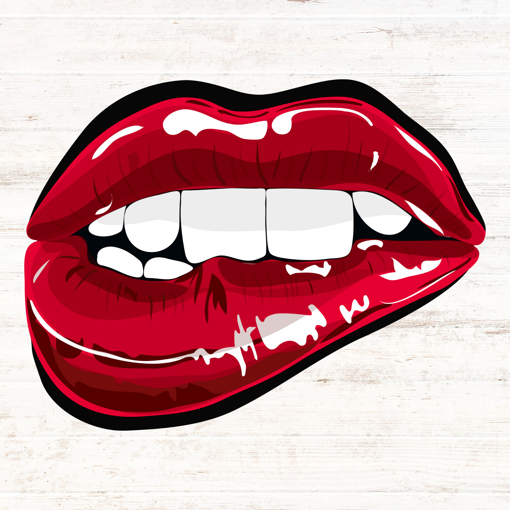 Red Bite Lips PNG Image Graphic, Red Lips PNG , Red Lips Pop Art ...