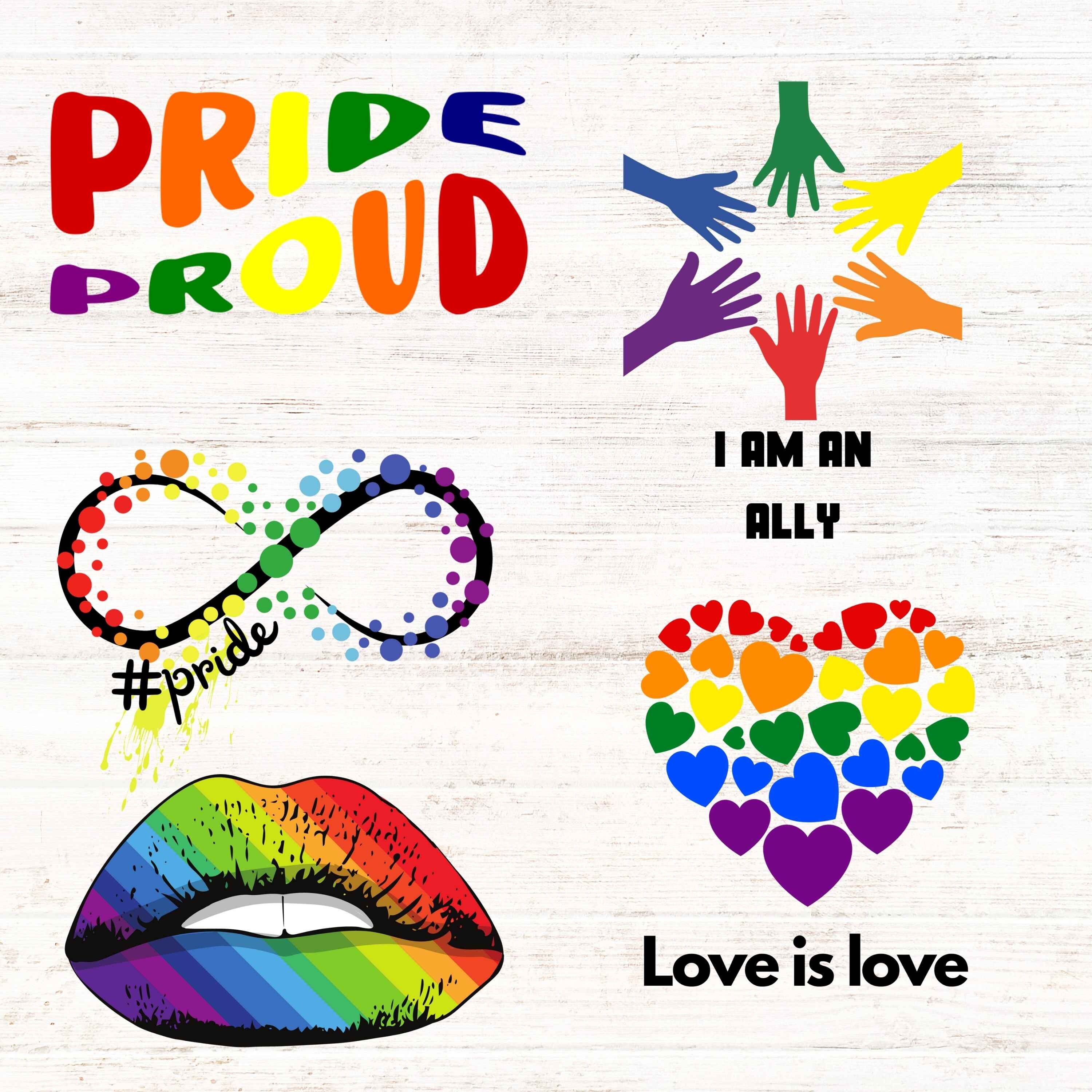 Pride Bundle 14 PNG Graphic Image , LGBTQ Pride PNG , Pride Sublimation ...