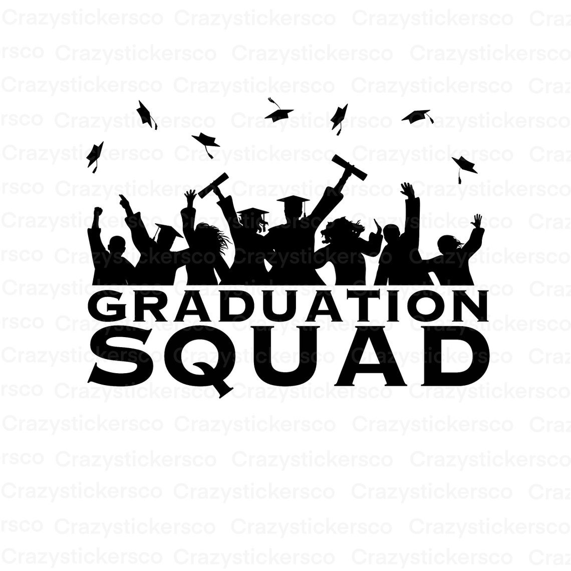 Graduation SVG , Graduation Squad SVG , Graduation Squad PNG ...