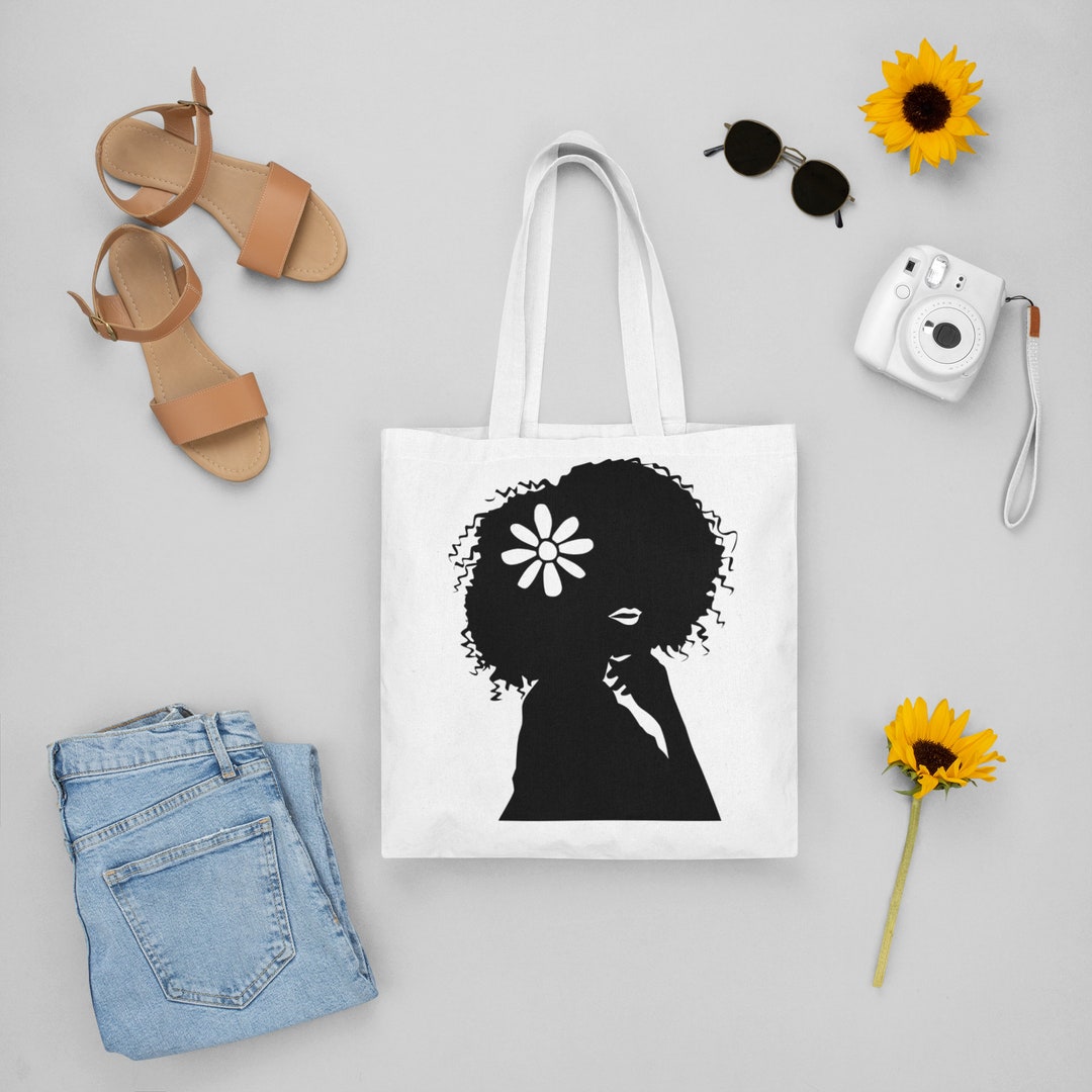 Afro Black Girl Magic Daisy SVG , Black Woman Clipart , Black Girl ...