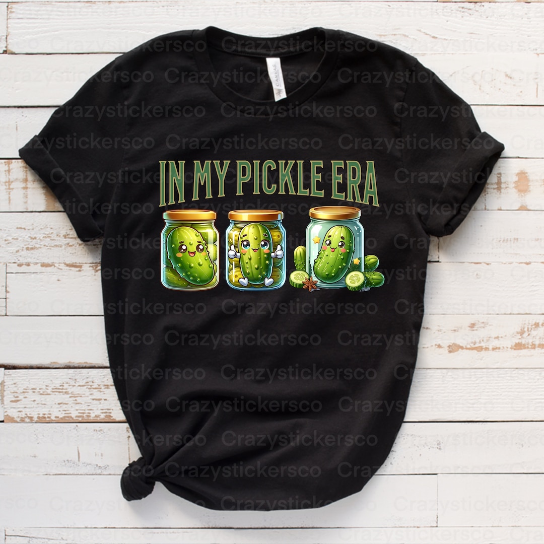 Funny Pickle Jars PNG , in My Pickle Era Kawaii Commercial Sublimation ...